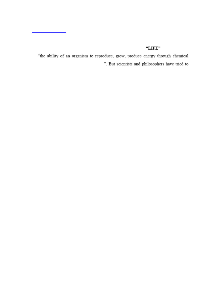 Theories On Origin of Life | PDF | Earth | Abiogenesis