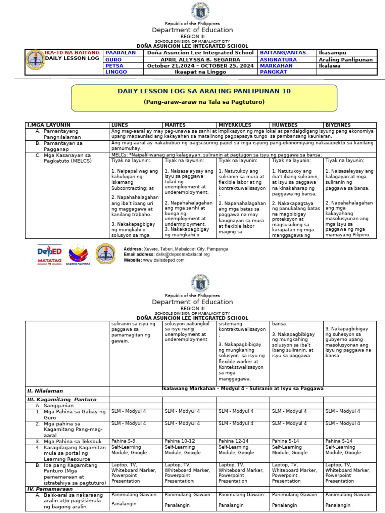 DLL Ap10-Q2 Week-4 | PDF
