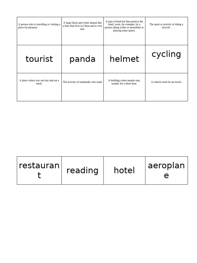 Matching Game - Level 2 | PDF
