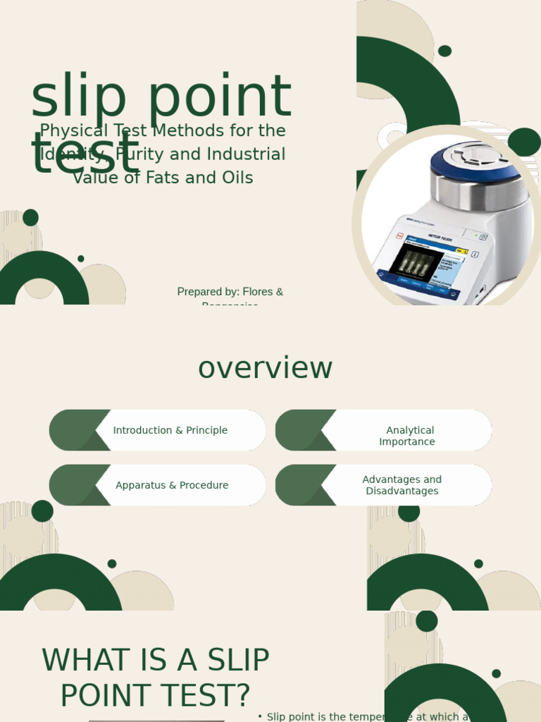 Slip Point - Flores & Bonganciso | PDF | Melting Point | Temperature