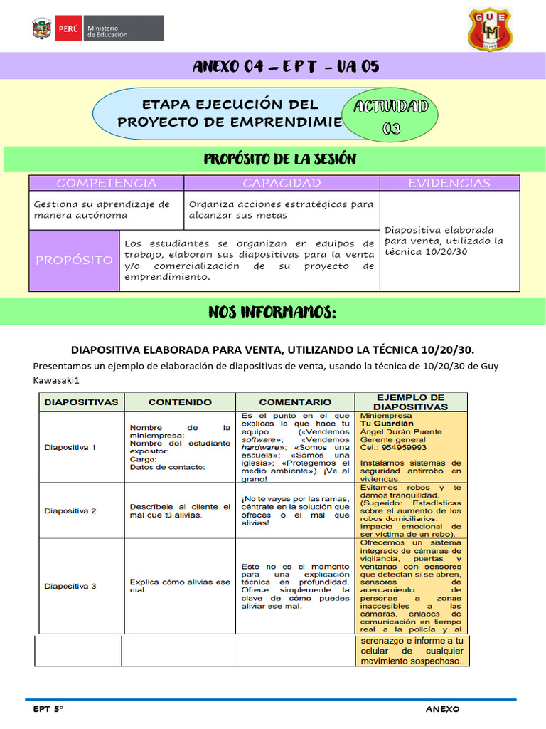 ANEXO 04 Actividad 3 | PDF