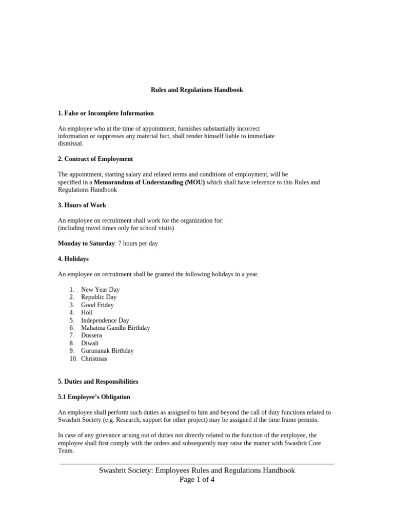 GA Rules and Regulation | PDF | Employment | Justice