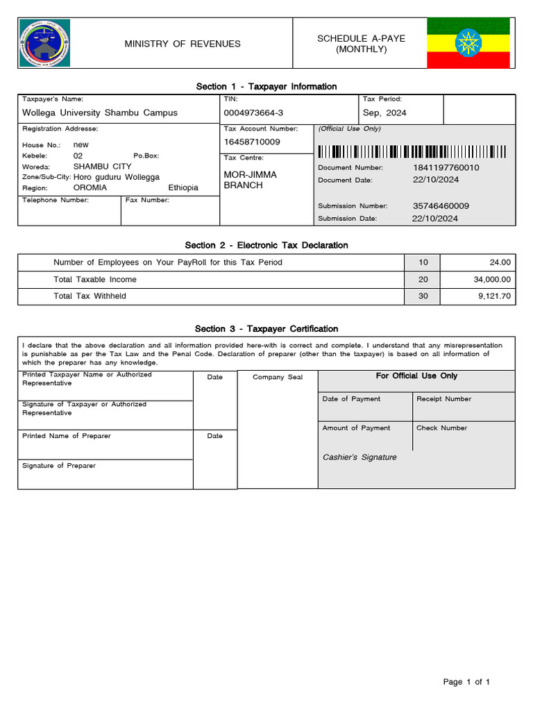 document | PDF | Taxes | Payroll Tax