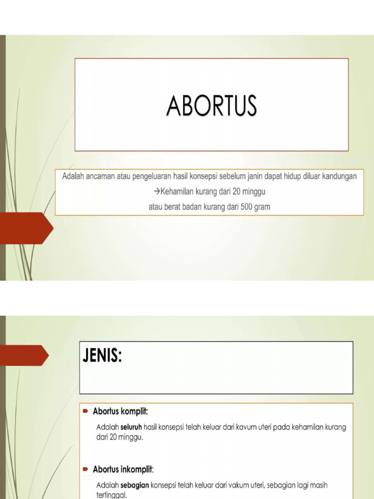 Abortus Komplit | PDF