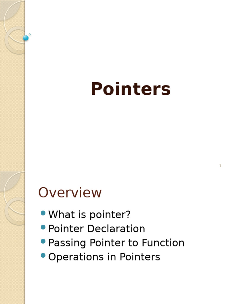 6pointer Pdf Pointer Computer Programming Integer Computer
