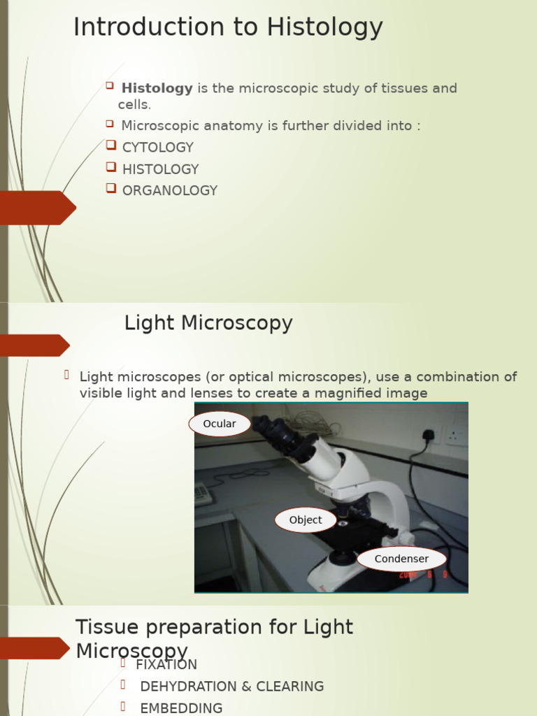 1.histological Techniques | PDF | Staining | Histology