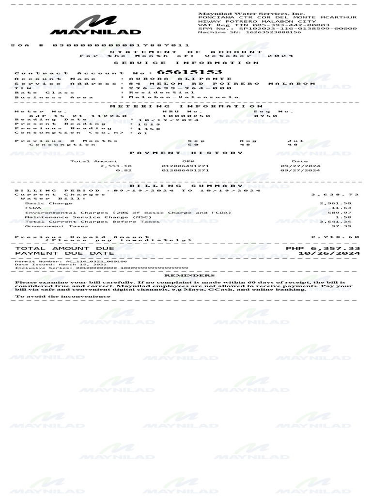 Total Amount Due Payment Due Date | PDF | Taxes | Government Finances