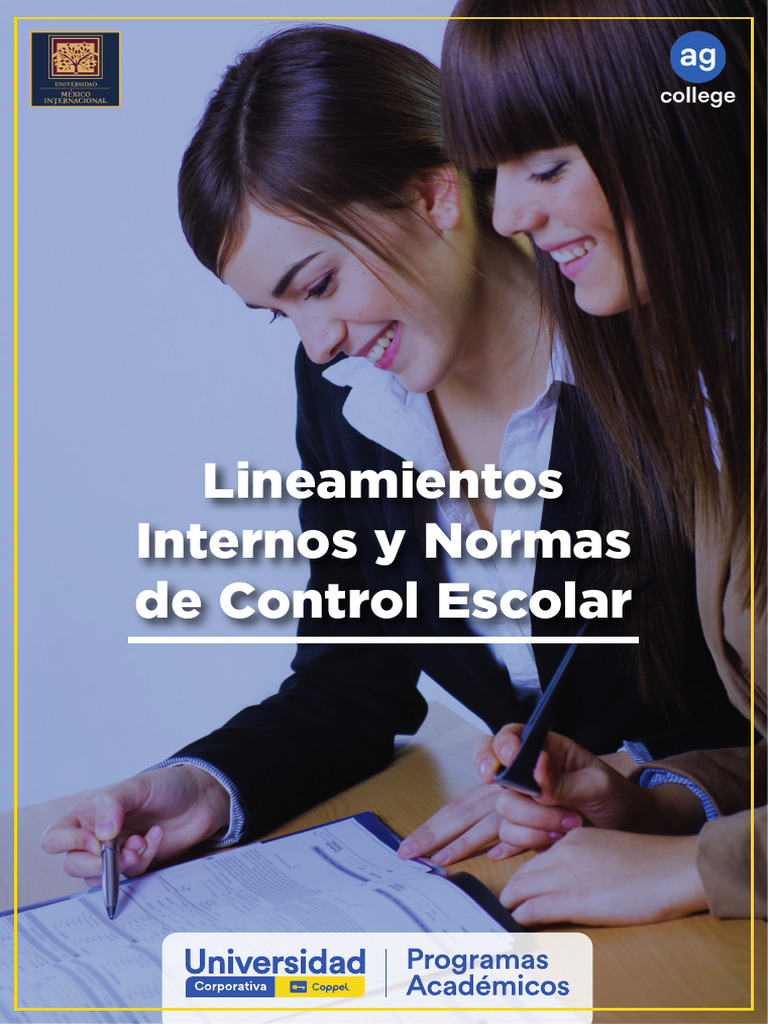Lineamientos Internos y Normas de Control Escolar PREPA UCC 2024 | PDF ...