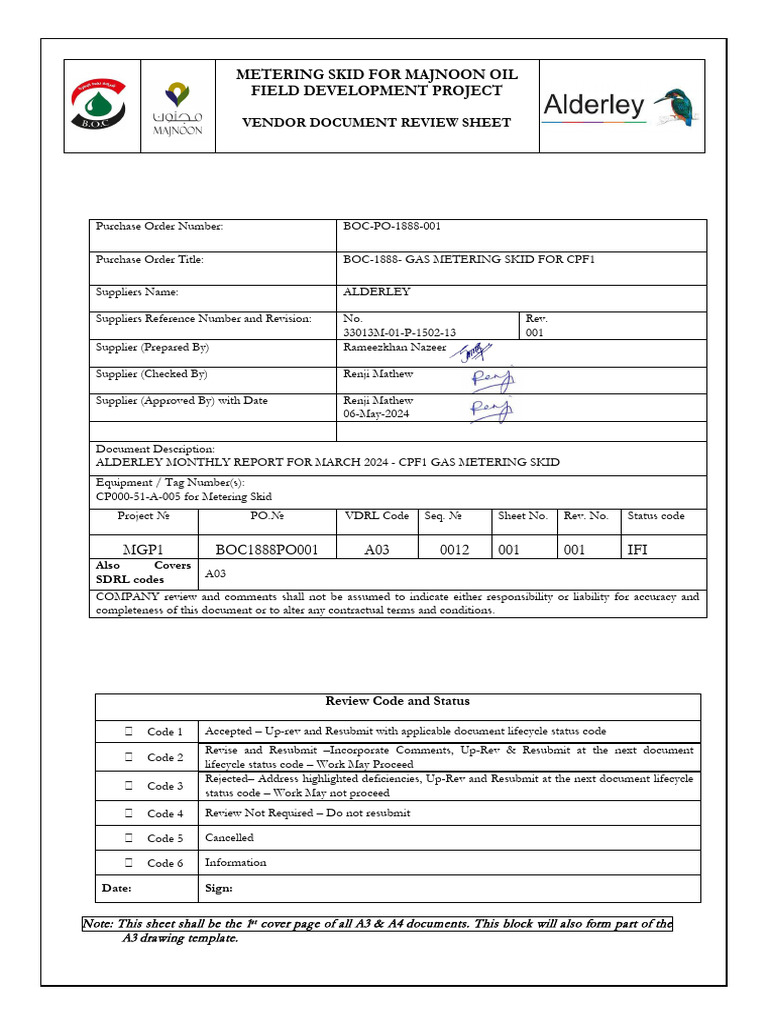 MGP1-BOC1888PO001-A03-0012_001 | PDF | Gas Technologies | Plumbing