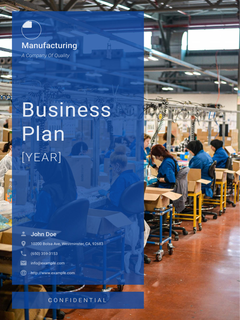 Manufacturing Business Plan Example | PDF | Handbag | Marketing
