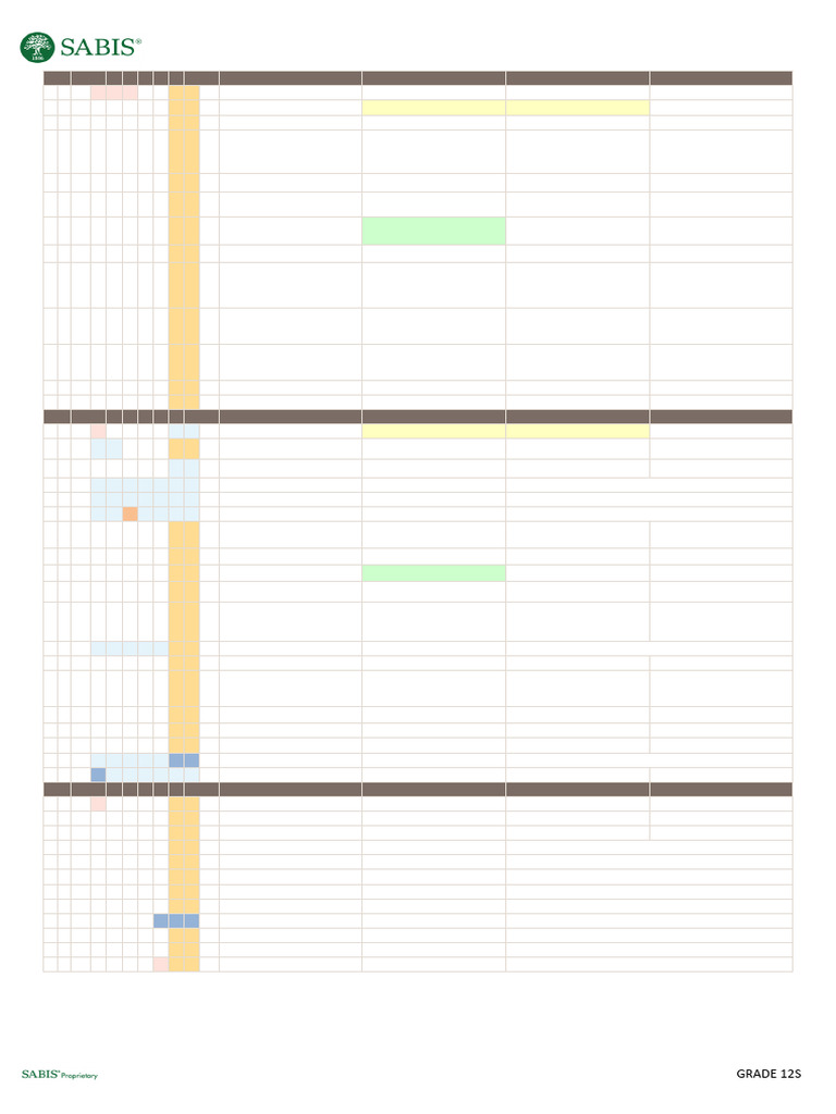 2425 Grade 12S UAE School Calendar | PDF