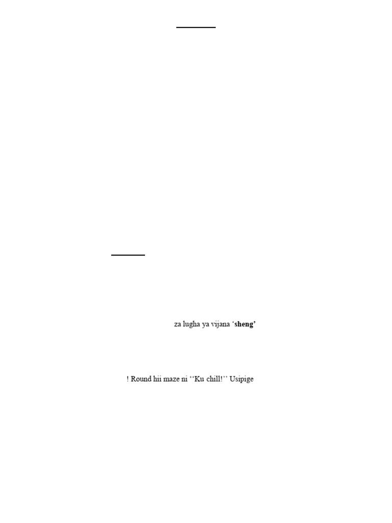 Maswali Na Majibu Ya Isimu Jamii | PDF