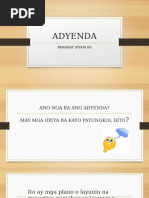 Halimbawa Ng Adyenda | PDF