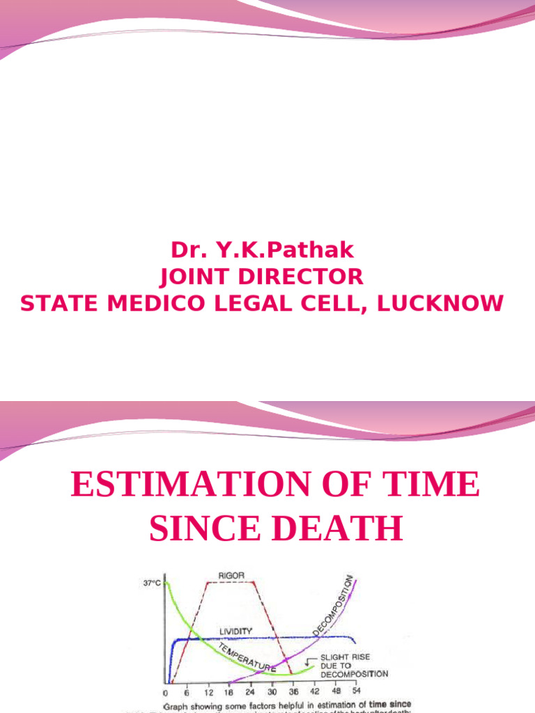 Estimating Time Since Death Methods | PDF | Decomposition | Skeletal Muscle
