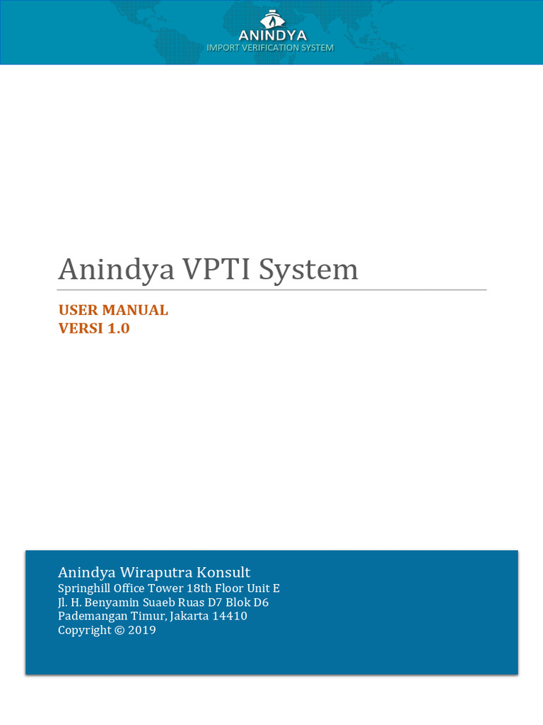 User Manual AVS v1.0 | PDF