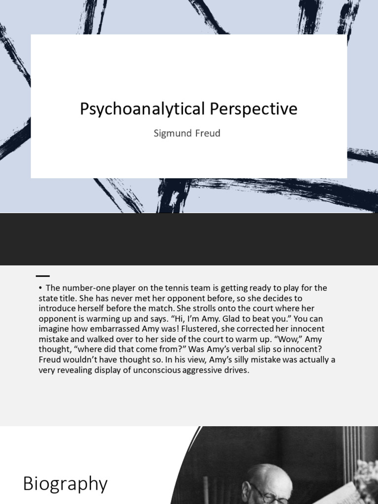 Psychoanalytic Perspective 1 | PDF | Id | Psychoanalysis