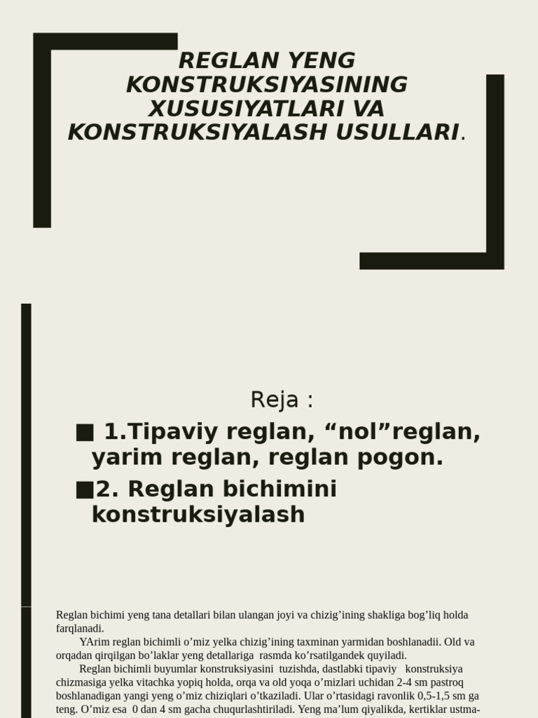 10-Mavzu Konstruksiya | PDF