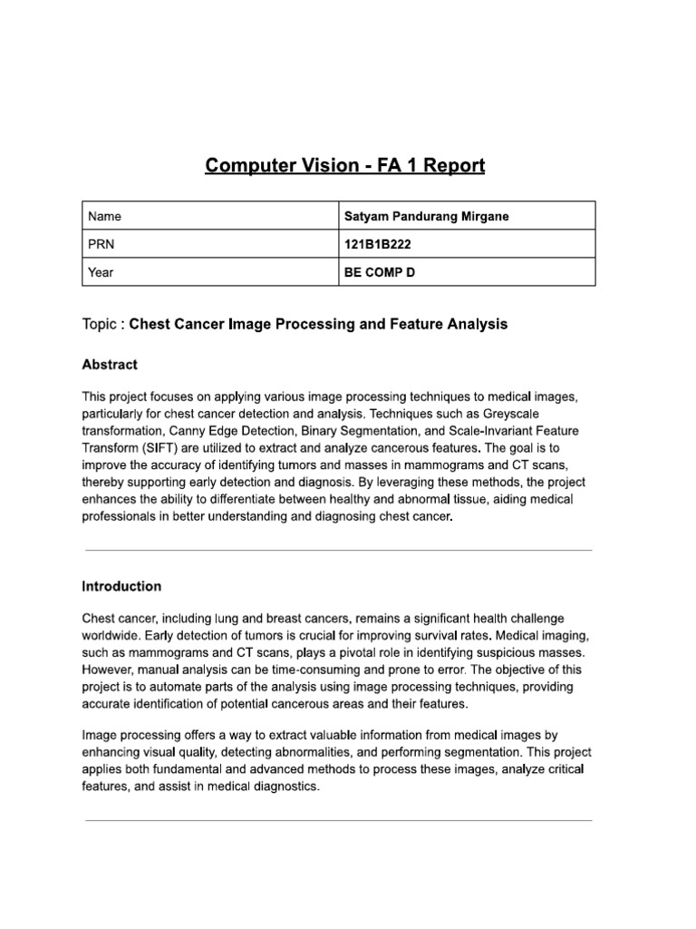 CV Report | PDF