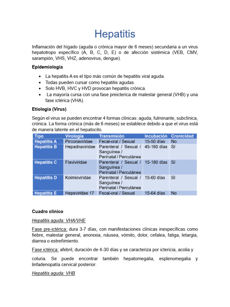 Hepatitis | PDF | Hepatitis | Epidemiología