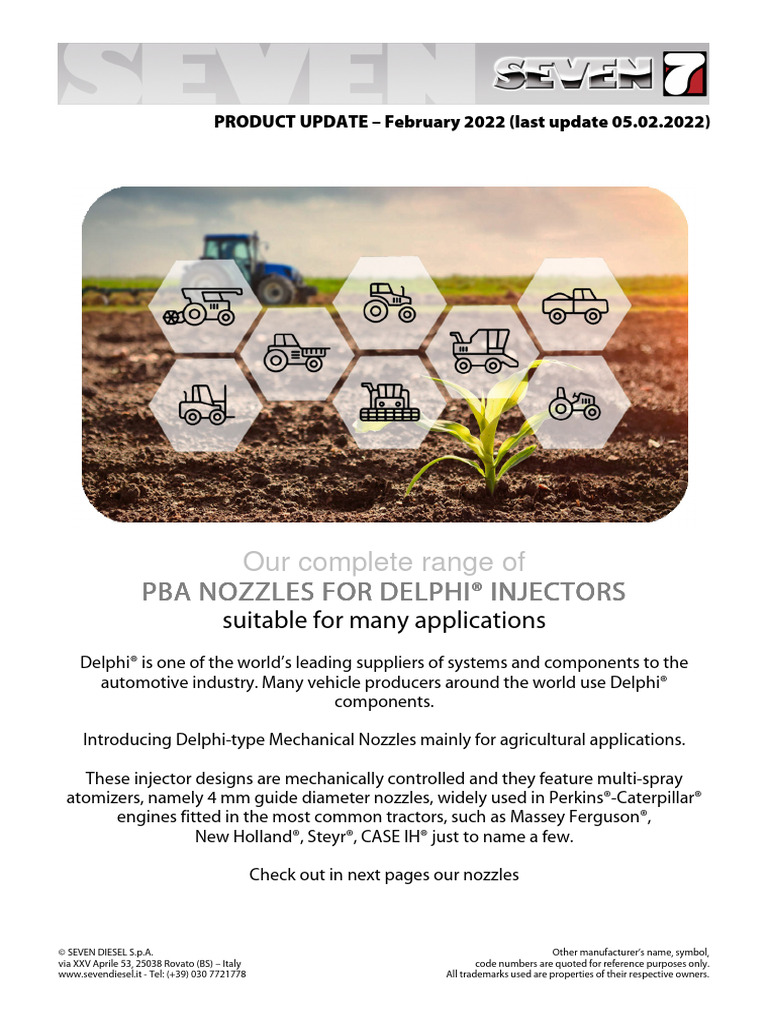 PBA PBA PBA Pba Nozzles Nozzles Nozzles Nozzles For Delphi® Injectors ...