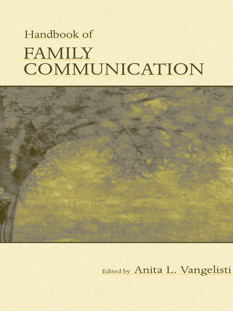 Family Communication Handbook Overview | PDF | Family | Communication