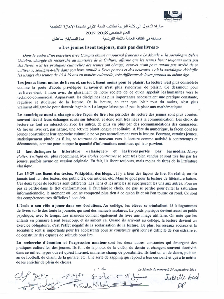 Jeune Lec | PDF