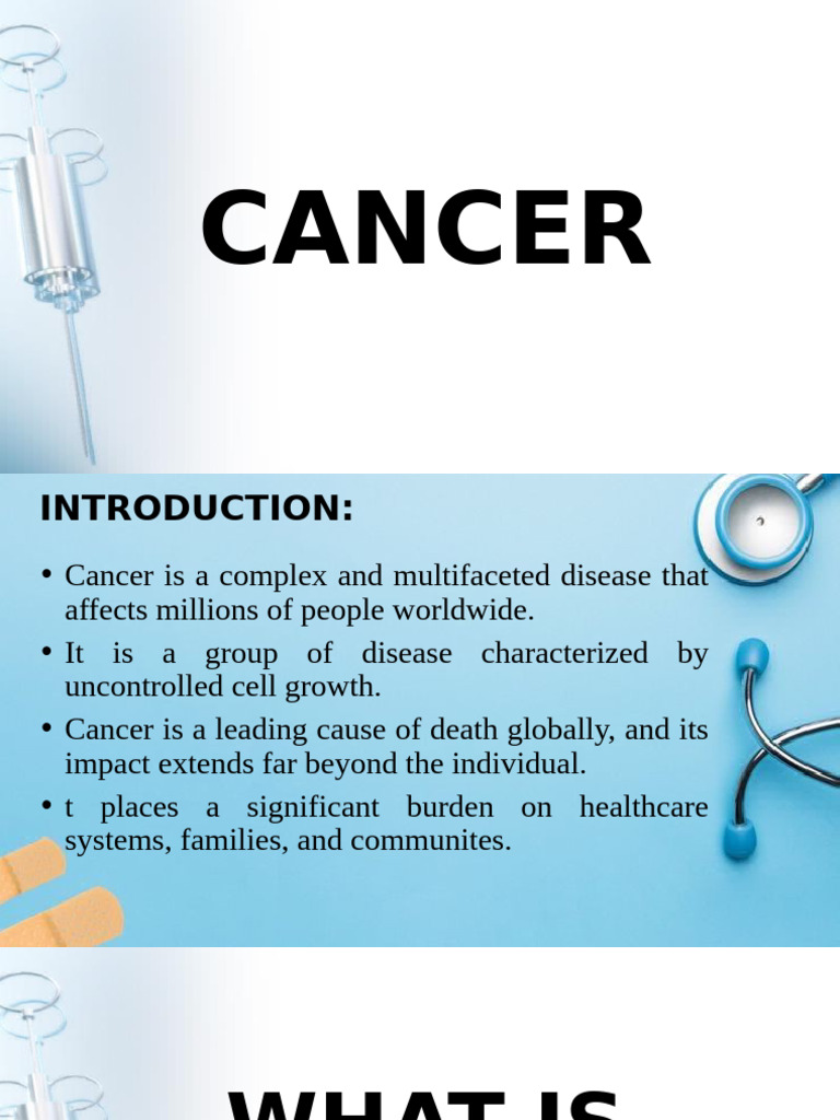 CANCER | PDF | Cancer | Inflammation