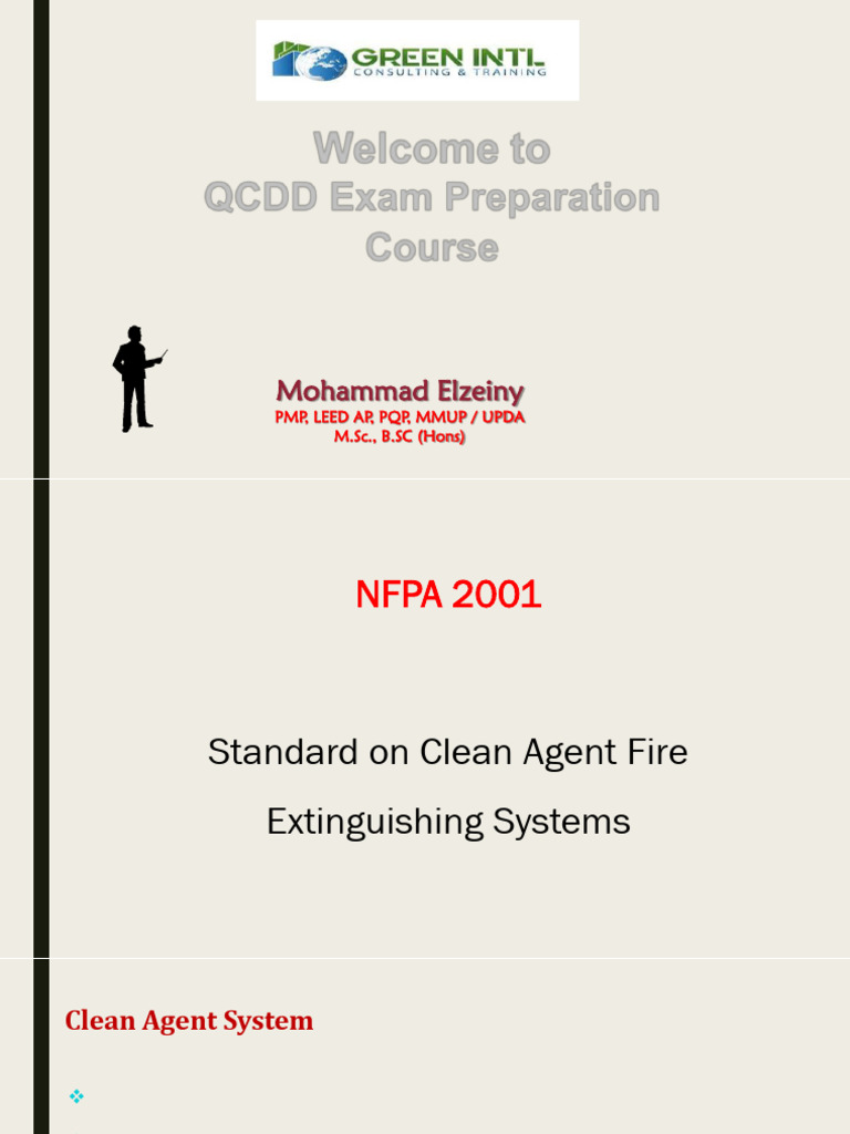 NFPA 2001: Clean Agent Systems Overview | PDF | Transparent Materials ...