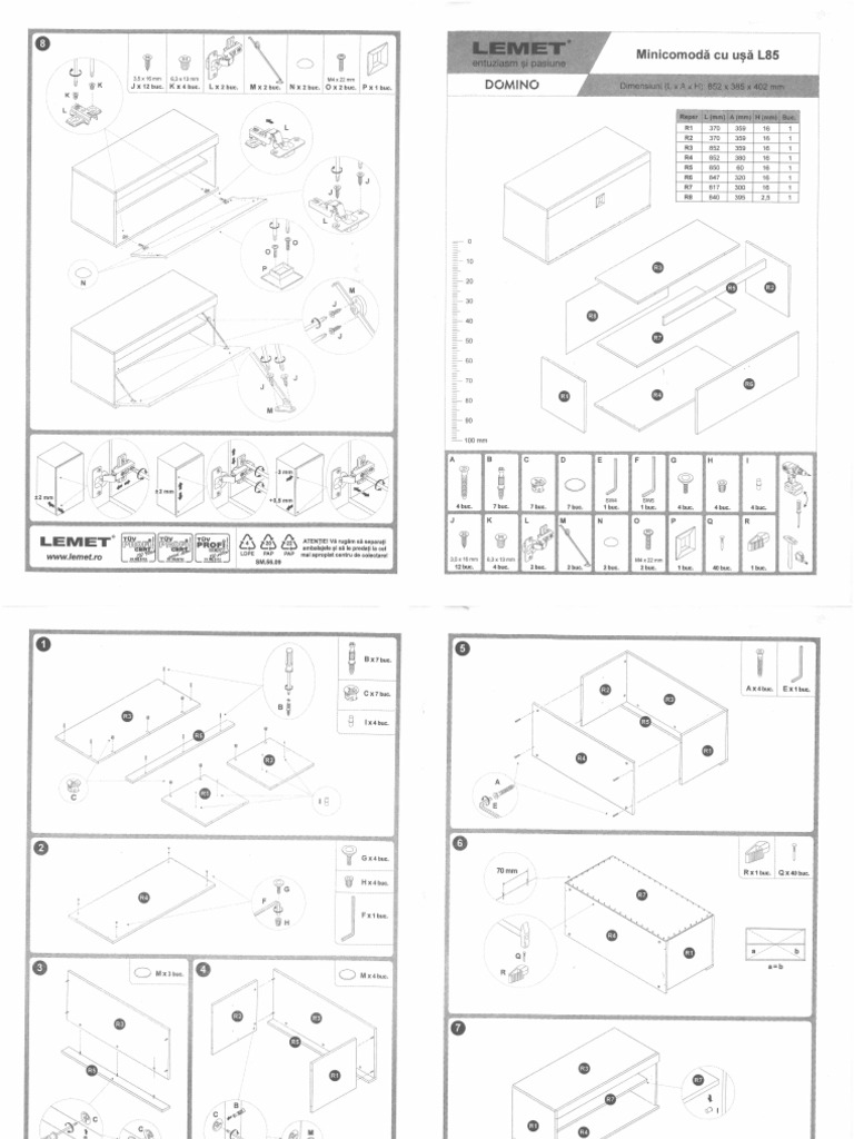 Minicomoda Cu Usa L85 | PDF
