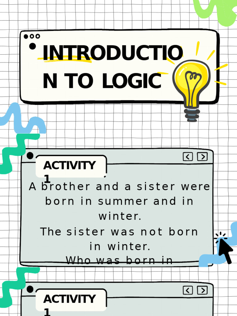 Introduction To Logic 1 | PDF | Logic | Mathematical Logic