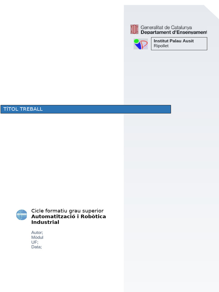 Plantilla Treball CFGS | PDF