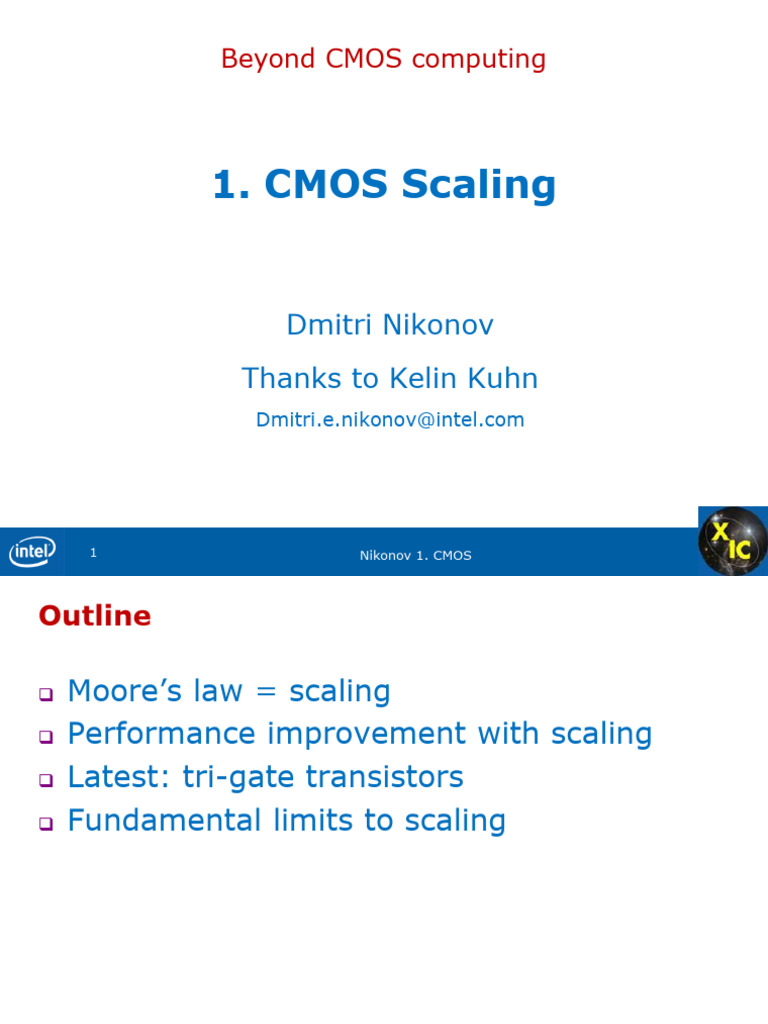 Beyond CMOS Computing - Lec 1-5 | PDF | Mosfet | Cmos
