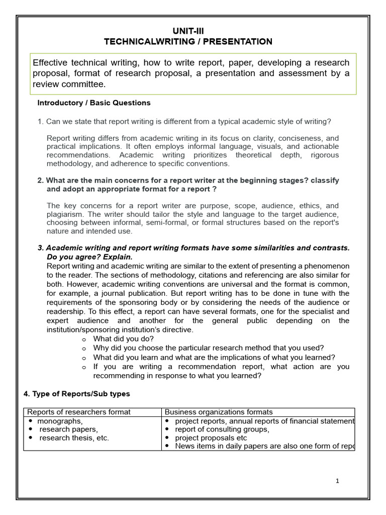 Technical Writing and Report Guidelines | PDF | Machine Learning | Citation