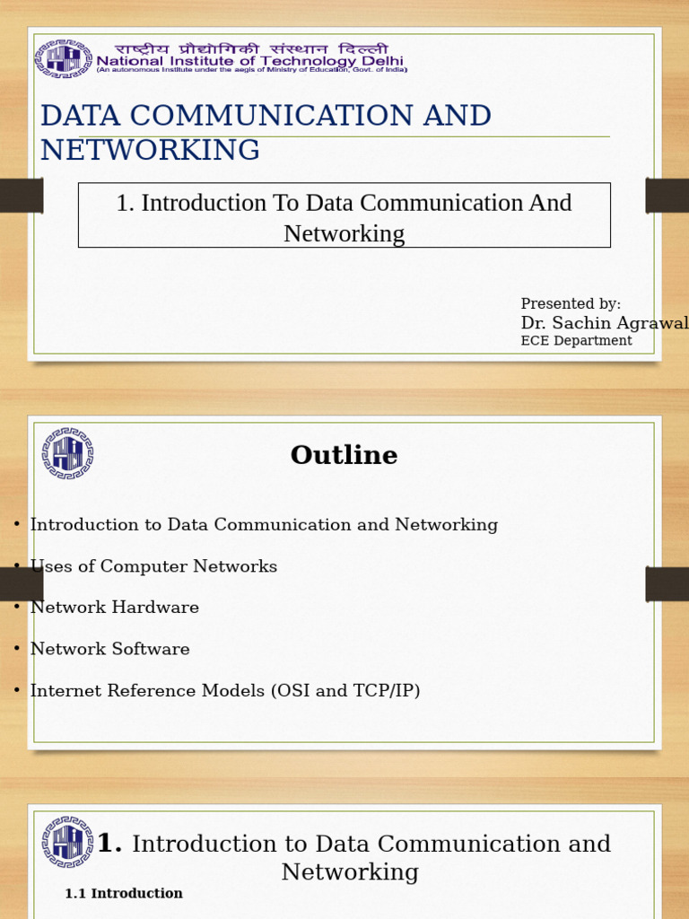 Data Comm Chap 1 | PDF | Osi Model | Computer Network