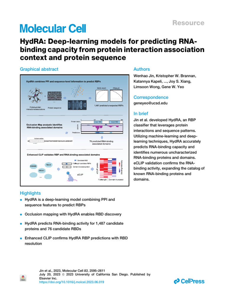 Pi Is 1097276523004665 | PDF | Machine Learning | Proteins