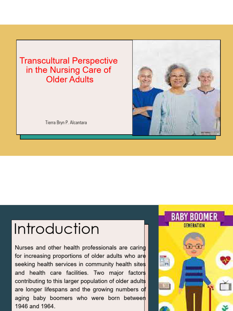 Transcultural Perspective in Nursing Older Adult | PDF | Ayurveda | Old Age