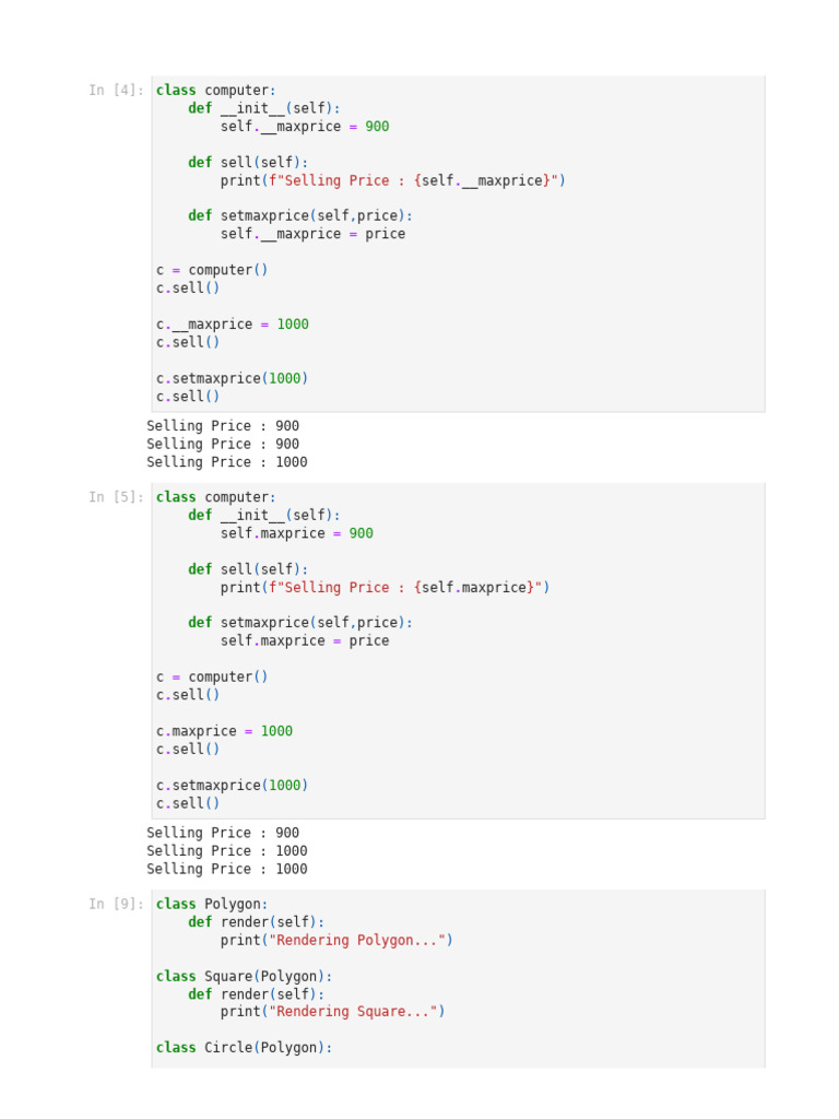 python_5 | PDF | Inheritance (Object Oriented Programming) | Software Development
