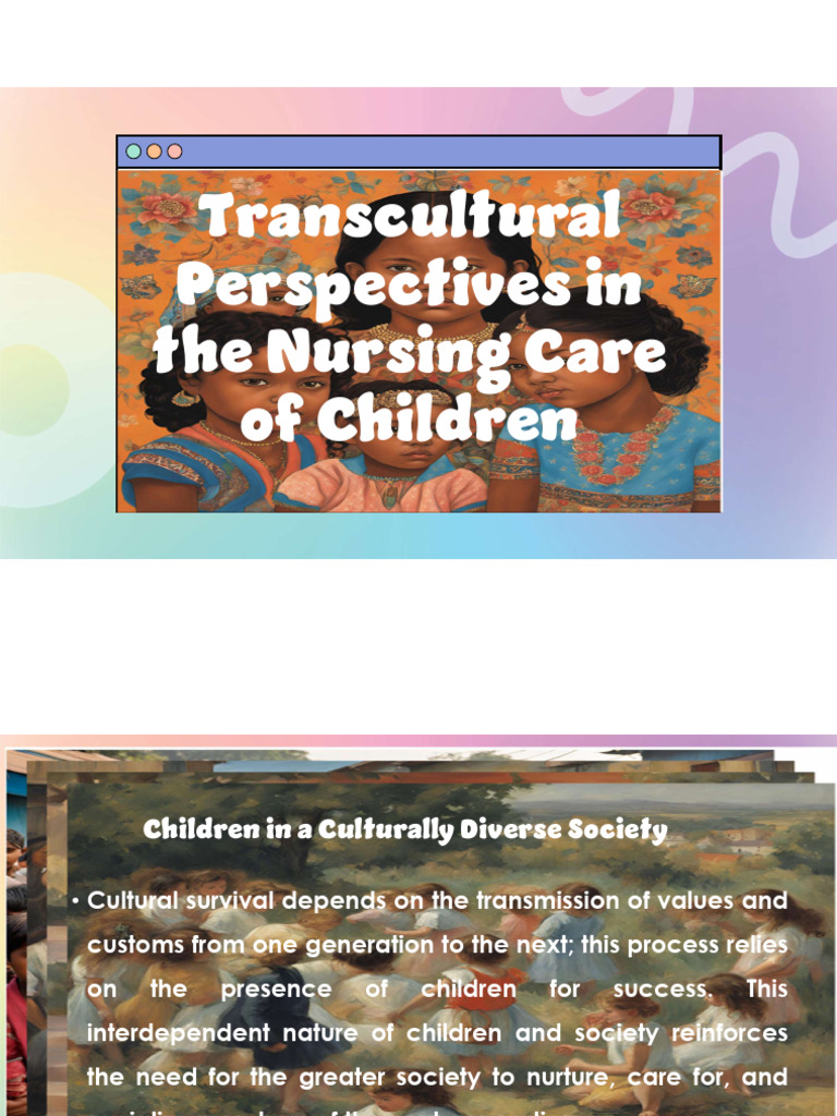 Transcultural Perspectives in The Nursing Care of Children | PDF ...