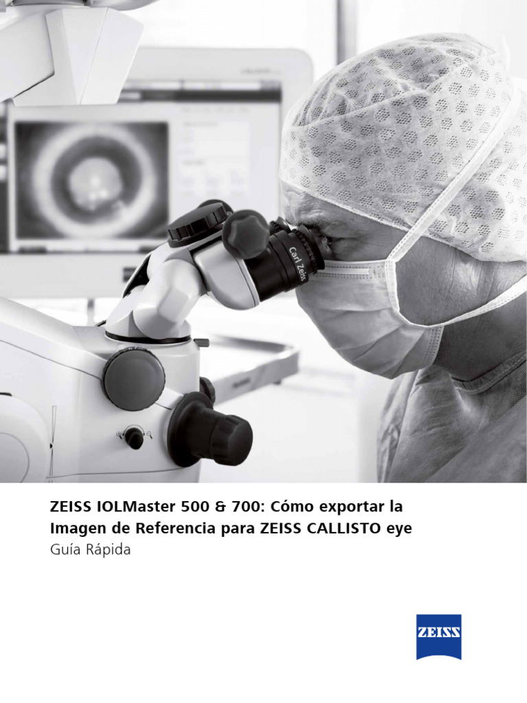 201802_IOLMaster Exportación de Imagen de Referencia_ES | PDF | USB ...