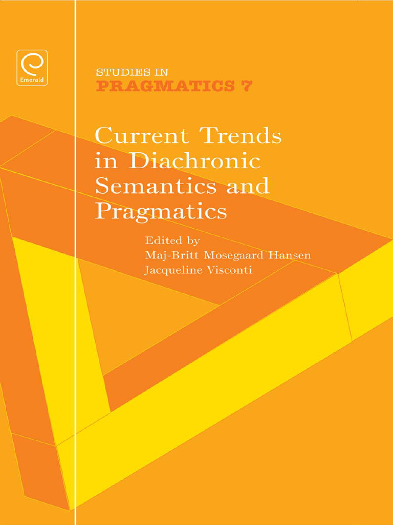 Hansen - Current Trends in Diachronic Semantics and Pragmatics | PDF | Grammar | Semiotics