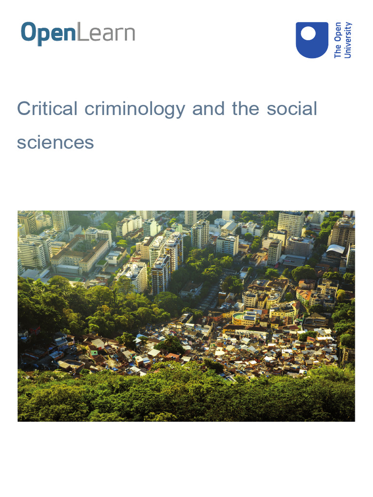 Critical Criminology and The Social Sciences Printable | PDF ...