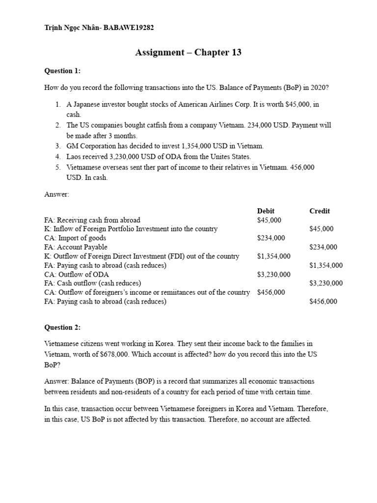 Chap 13 Assignment | PDF | Gross Domestic Product | Economies