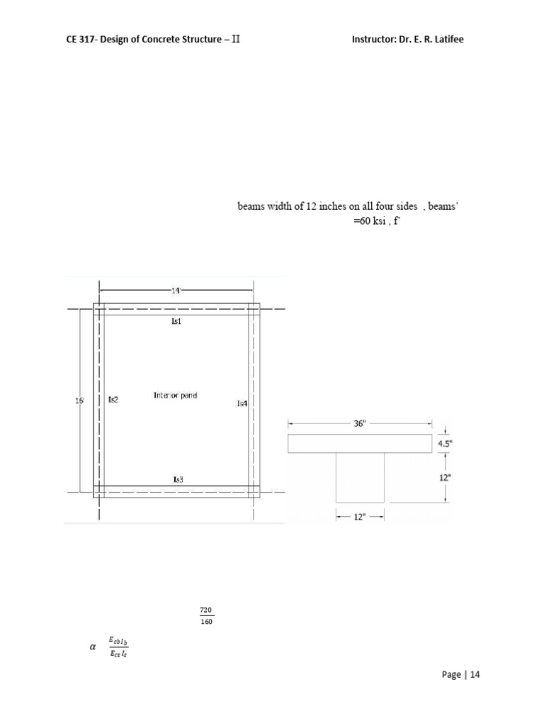 Two-Way Slab Thickness Calculation | PDF | Beam (Structure) | Building ...