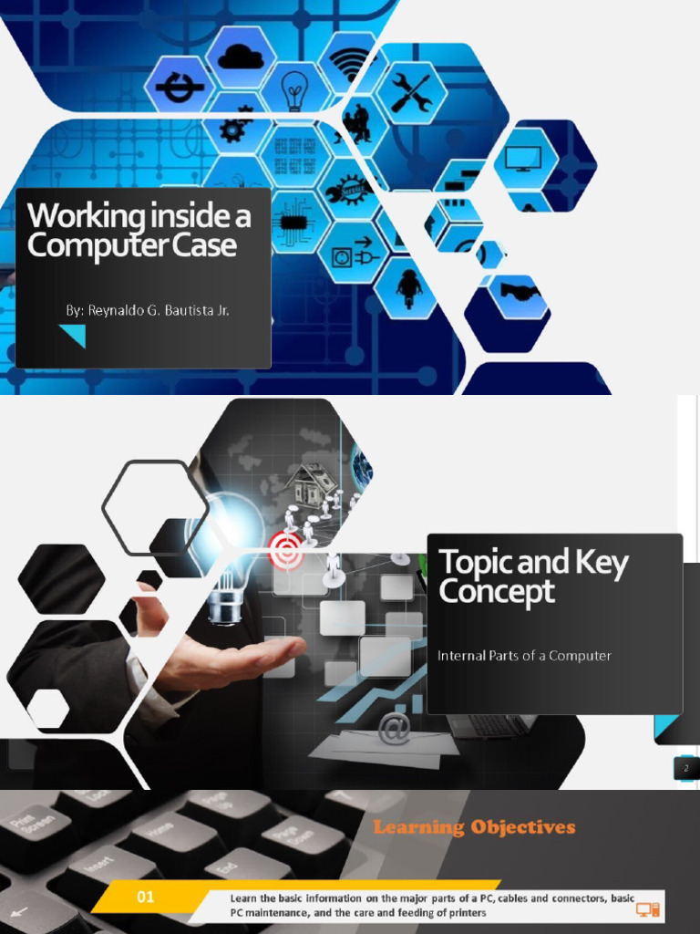 Module 3 Cpu Components Working Inside The Computer Case Pdf