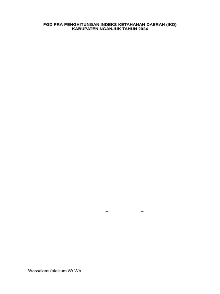 LAPORAN Panitia Kegiatan IKD | PDF