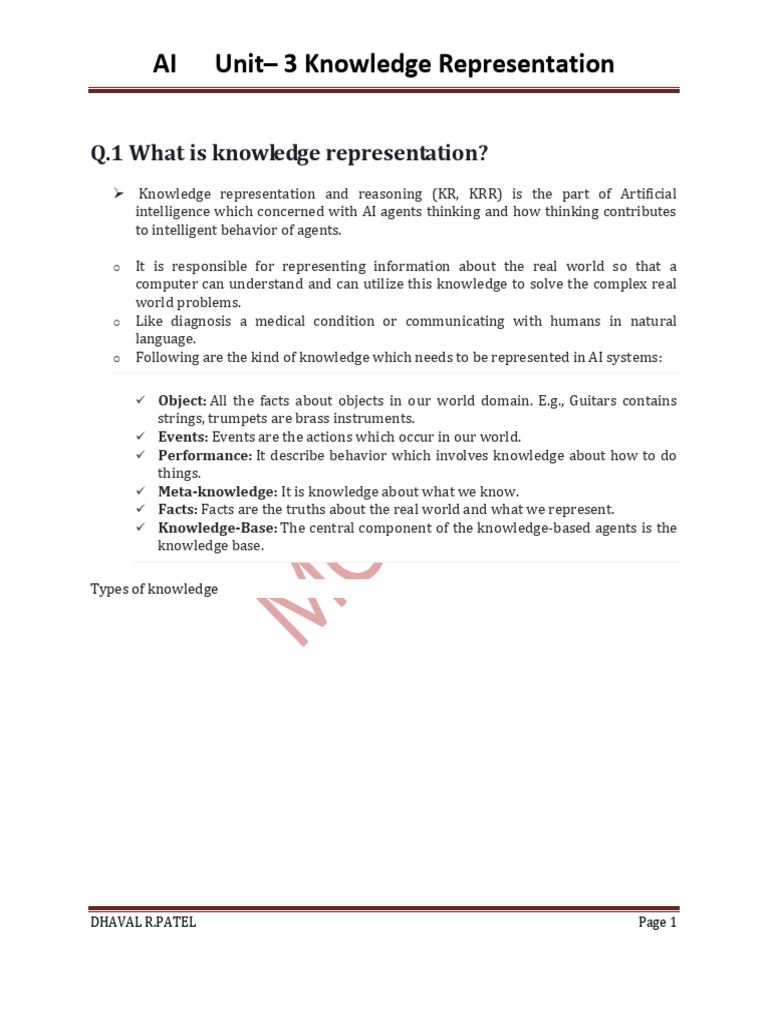 AI_Ch3 | PDF | First Order Logic | Knowledge Representation And Reasoning