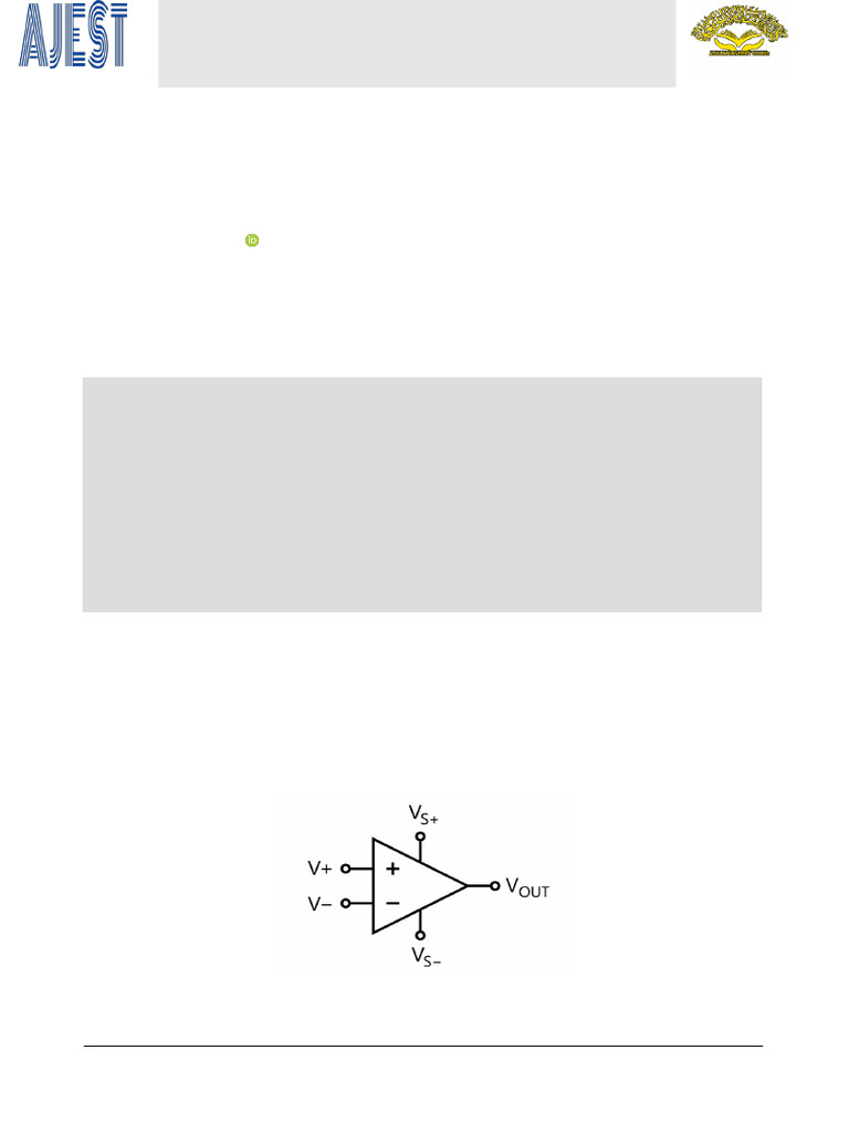 Design And Simulation Of High Gain Two Stage Opera Pdf Amplifier Operational Amplifier