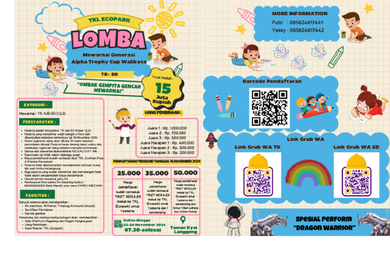 Flyer Lomba Mewarnai | PDF