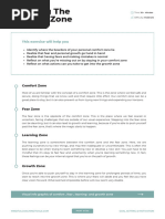 The Learning Zone Model | PDF | Learning | Mentorship