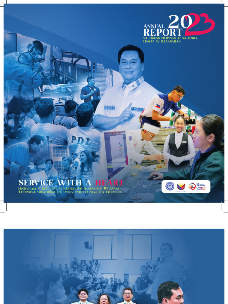 Tesda Annual Report 2023 | PDF | Vocational Education | Employment